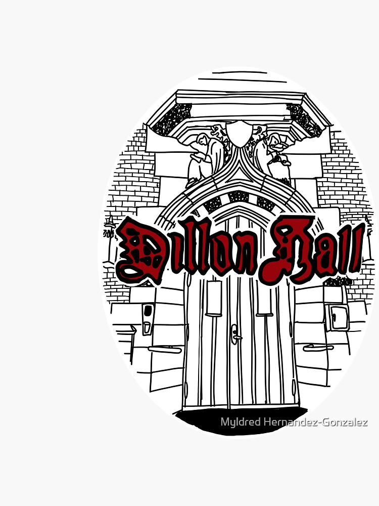 "Dillon Hall Notre Dame 2" Sticker for Sale by Myldred Hernandez ...
