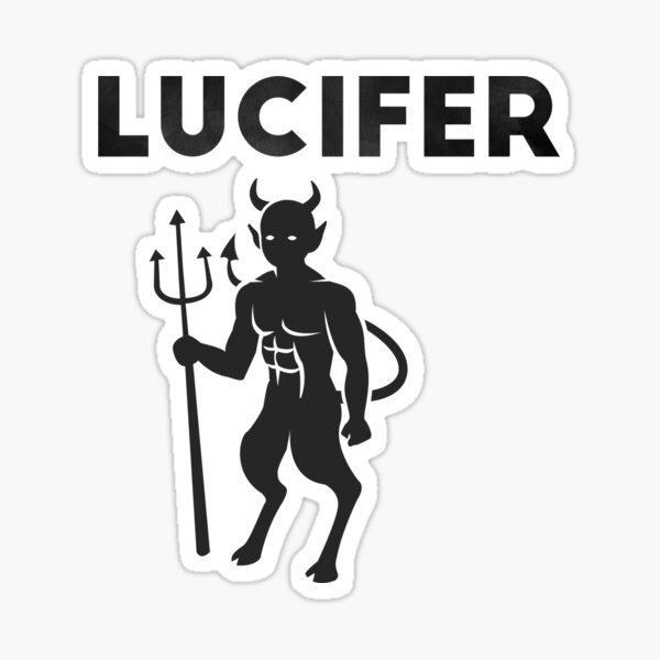 "Lucifer" Sticker for Sale by LogoMonastery | Redbubble