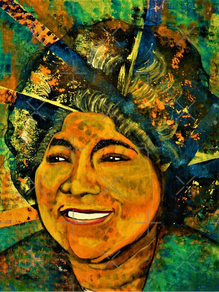 "MAHALIA JACKSON (Poppin Portrait)" Sticker by StrictlyBez | Redbubble