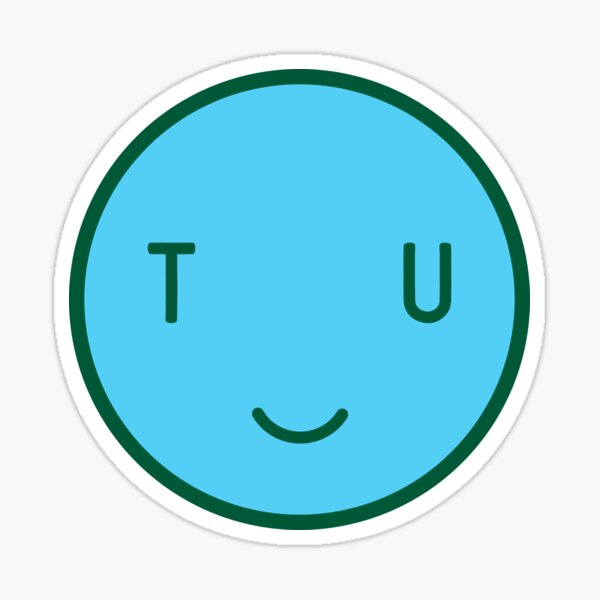 "TU Smiley" Sticker for Sale by aflanders30 | Redbubble