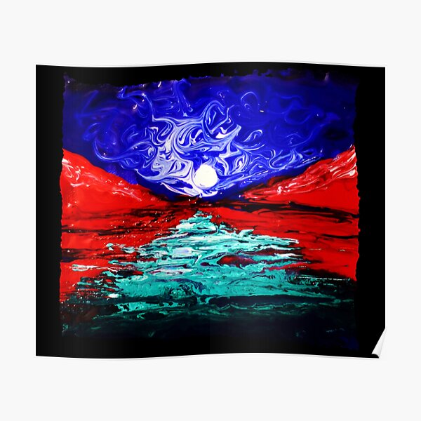 "Flow and Dissolve" Poster for Sale by Temple-of-Being | Redbubble