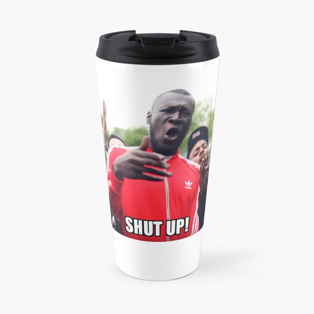 "Stormzy Meme Shut up grime" Travel Coffee Mug for Sale by ...