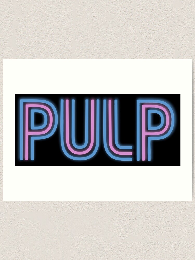"Neon PULP Logo" Art Print by Ovnil | Redbubble