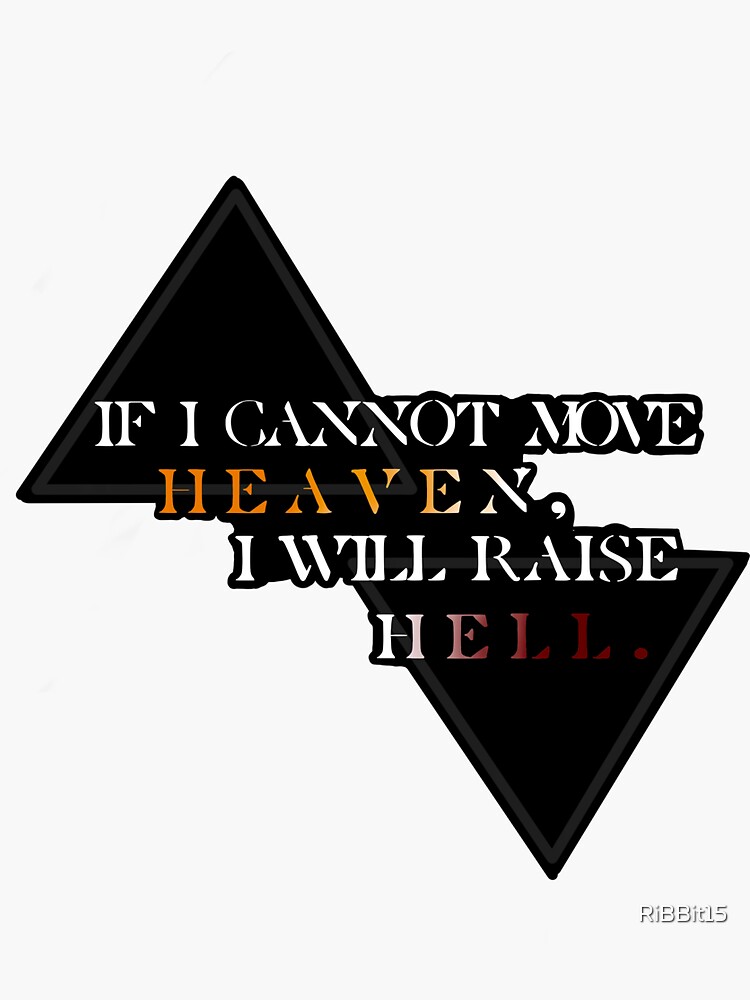 "Raise Hell" Sticker for Sale by RiBBit15 | Redbubble