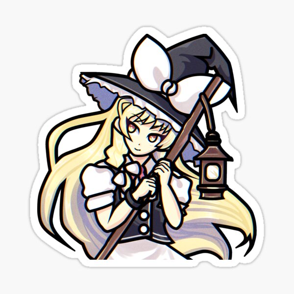 "Marisa Kirisame" Sticker for Sale by EkkSaturnii-5 | Redbubble
