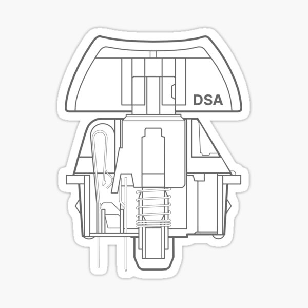 "DSA Profile Switch Diagram" Sticker for Sale by parkerku | Redbubble