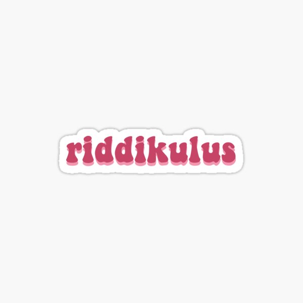 "riddikulus" Sticker for Sale by kaylagrennes | Redbubble