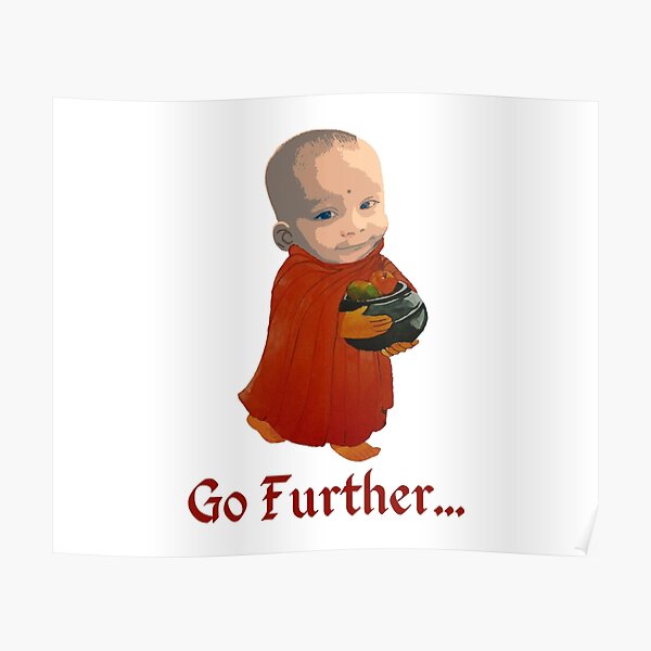 "Go further" Poster for Sale by Temple-of-Being | Redbubble