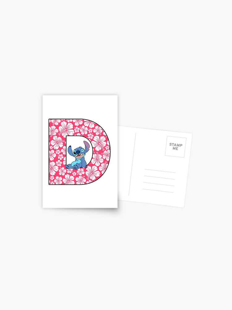 "Lilo & Stitch Letter D" Postcard for Sale by Lizettesotelo | Redbubble