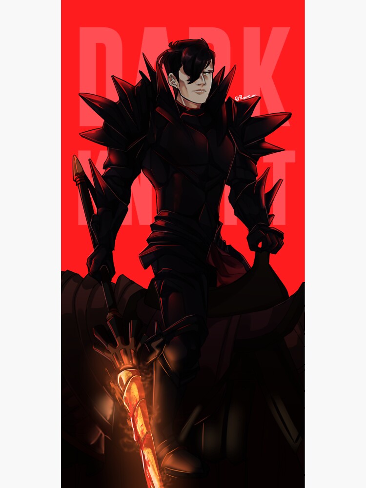 "Dark Knight Hubert FE3H" Sticker for Sale by Roslynnmena | Redbubble