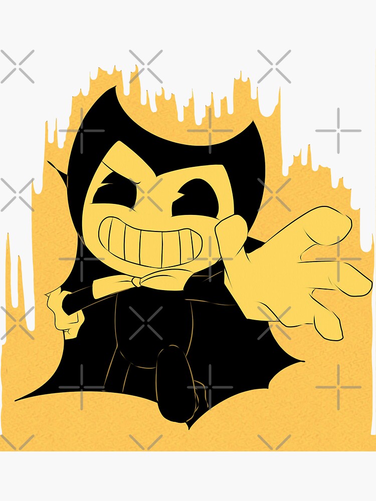 "Bendy" Sticker by louisgeneva | Redbubble
