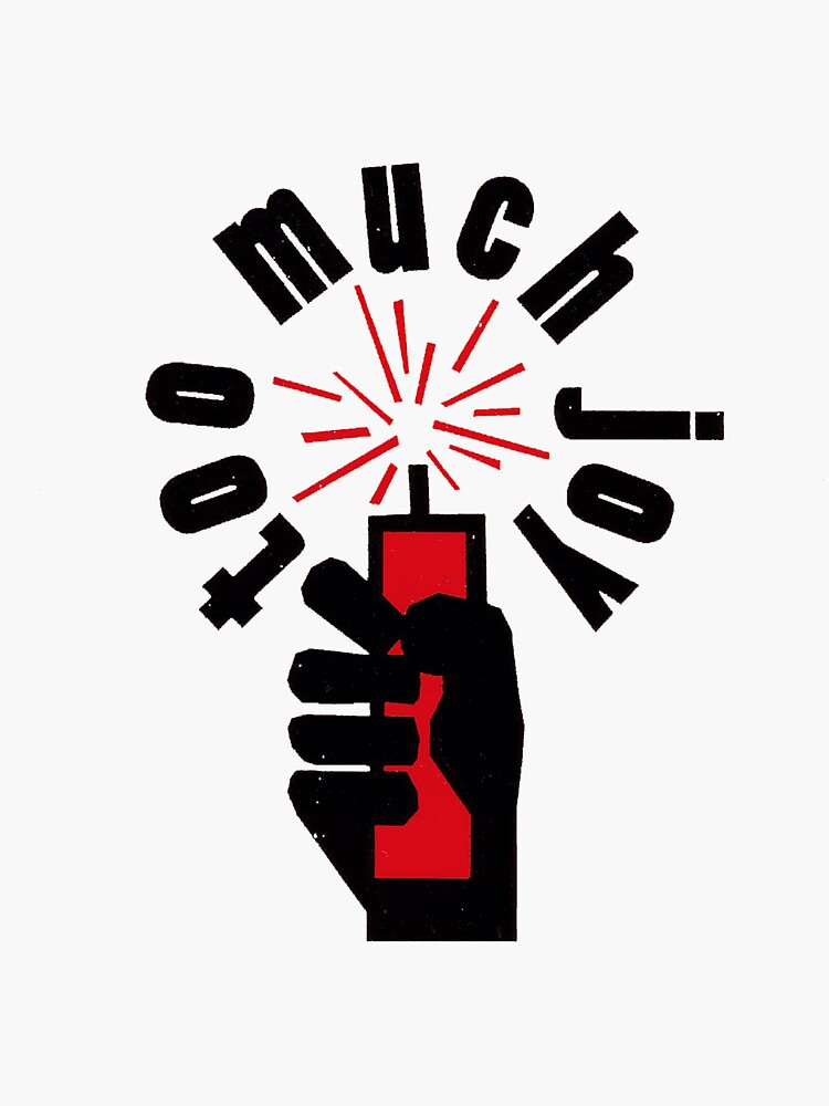 "Too Much Joy logo" Sticker for Sale by TooMuchJoy | Redbubble