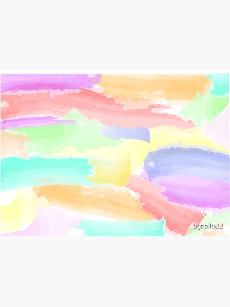 "Rainbow Watercolor" Poster by agnello22 | Redbubble