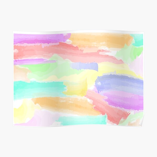 "Rainbow Watercolor" Poster by agnello22 | Redbubble