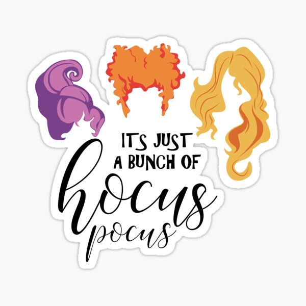 Craft Supplies & Tools Scrapbooking Hocus Pocus Sticker etna.com.pe