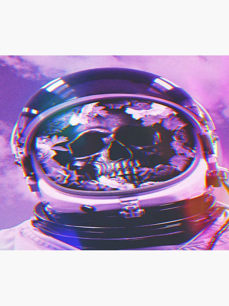 "Astro-Skull" Sticker for Sale by Irator | Redbubble