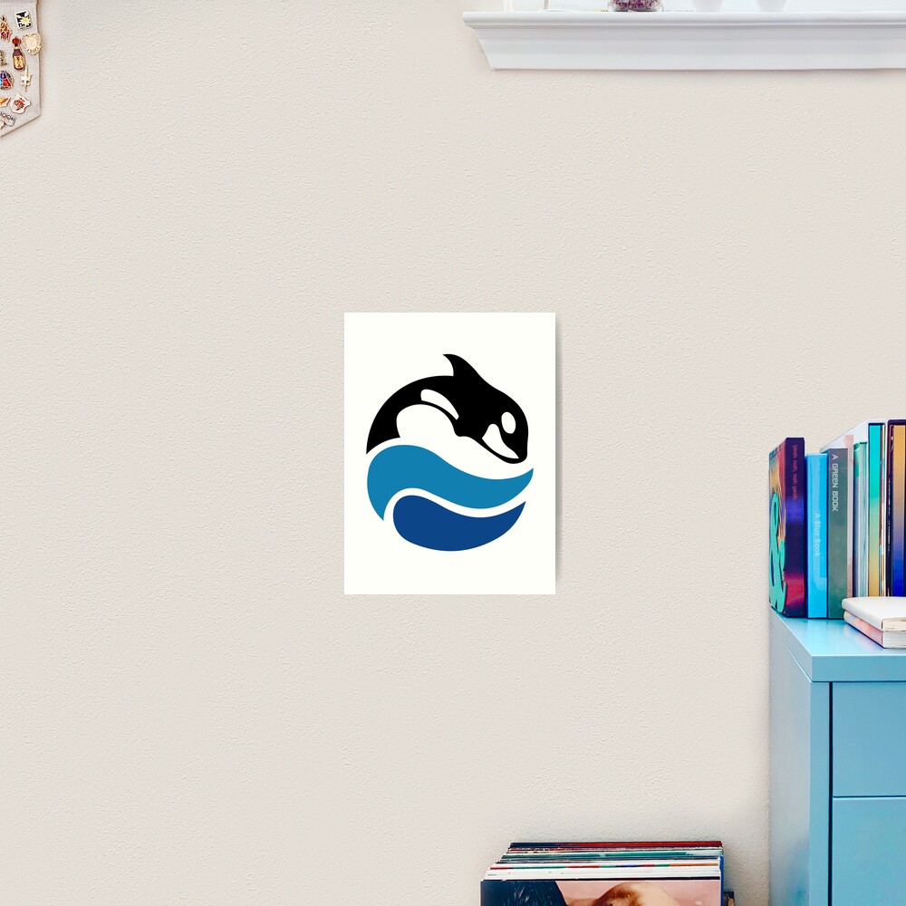 "Vintage SeaWorld Logo" Art Print by orcakaiju | Redbubble