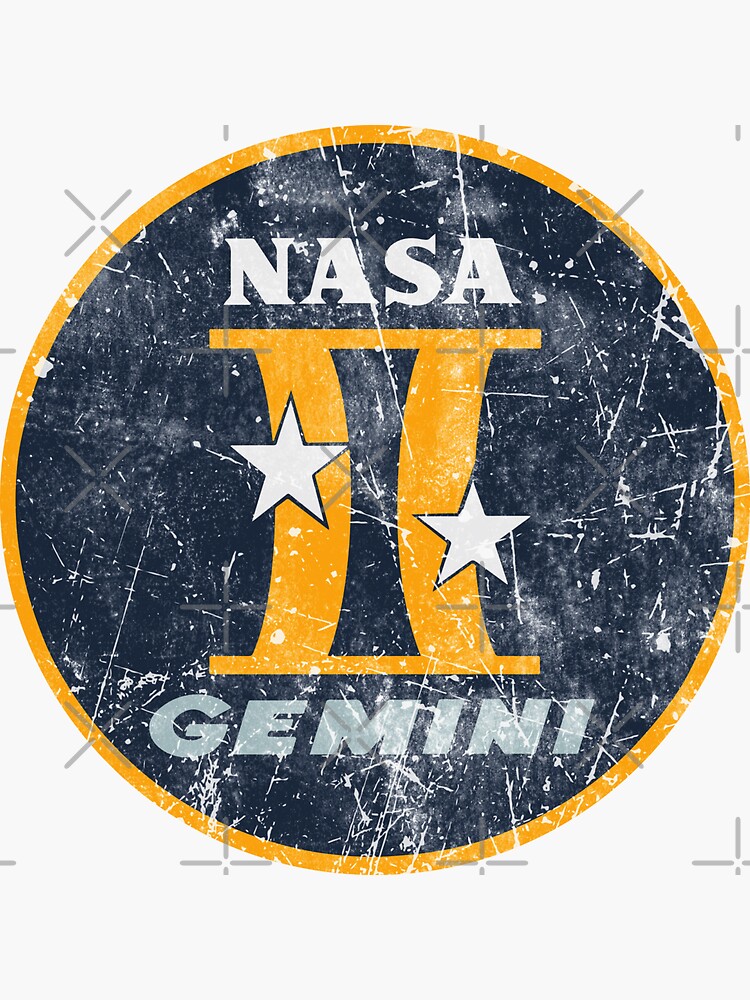 "Gemini NASA Program" Sticker by quark | Redbubble