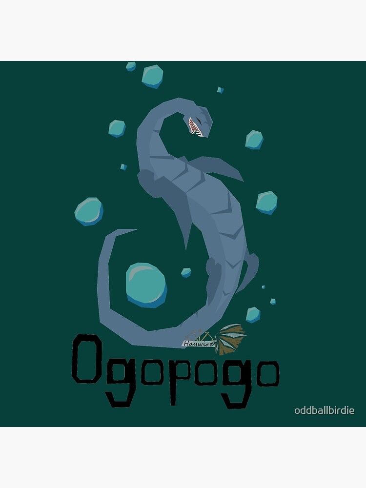 "Ogopogo" Coasters (Set of 4) for Sale by oddballbirdie | Redbubble
