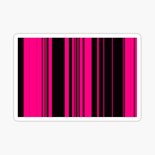 "Pink Barcode" Sticker for Sale by abigabhall | Redbubble