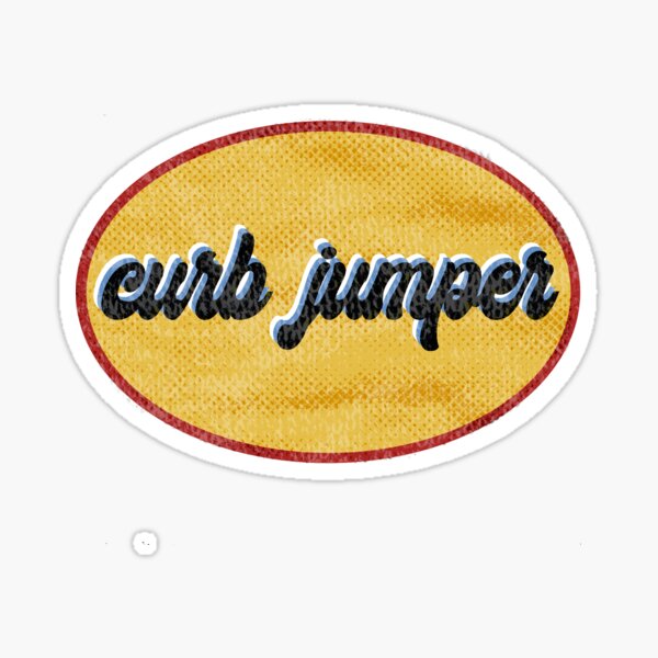 "Curb Jumper" Sticker for Sale by ninablair | Redbubble