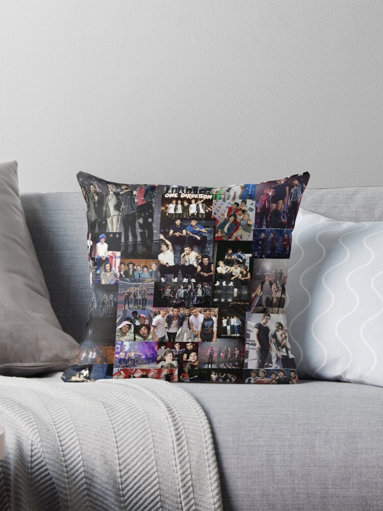 "One Direction" Pillow for Sale by Julia Marcel | Redbubble