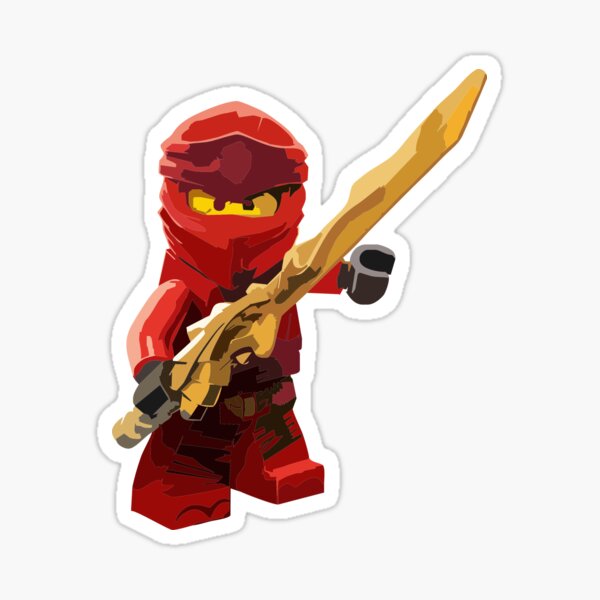 Ninjago Kai Stickers | Redbubble