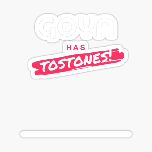 "GOYA has Tostones!" Sticker by Rabbitti | Redbubble