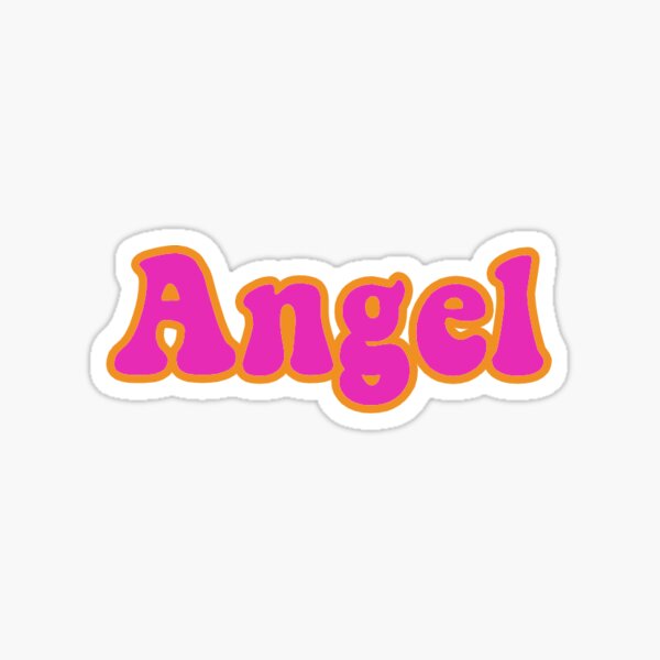 "Angel Sticker!" Sticker for Sale by Ctkross | Redbubble