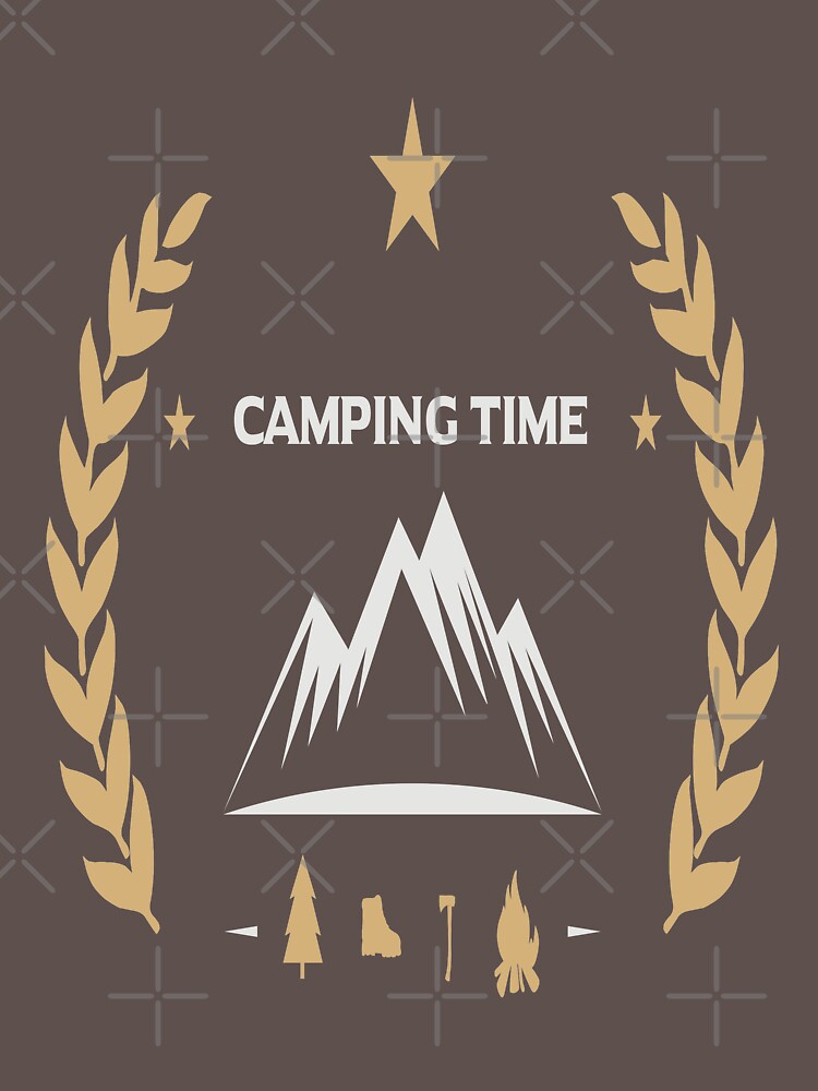 "camping time T-Shirt camping time camping gift " T-shirt for Sale by ...