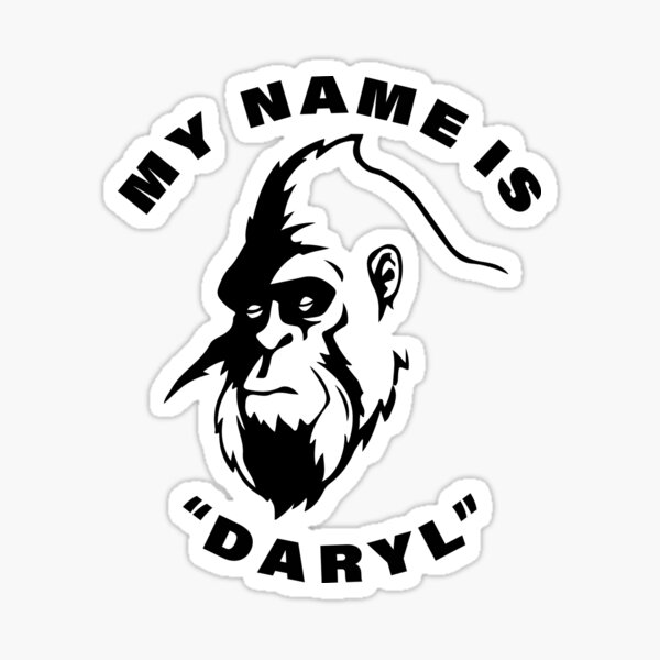 " My Name Is "Daryl"" Sticker for Sale by Richard529 | Redbubble