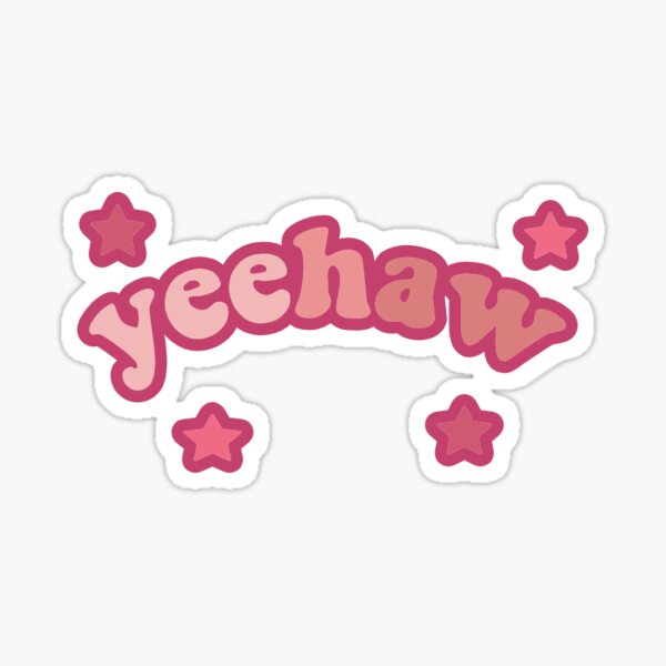"yeehaw sticker" Sticker for Sale by sophiacespedes1 | Redbubble