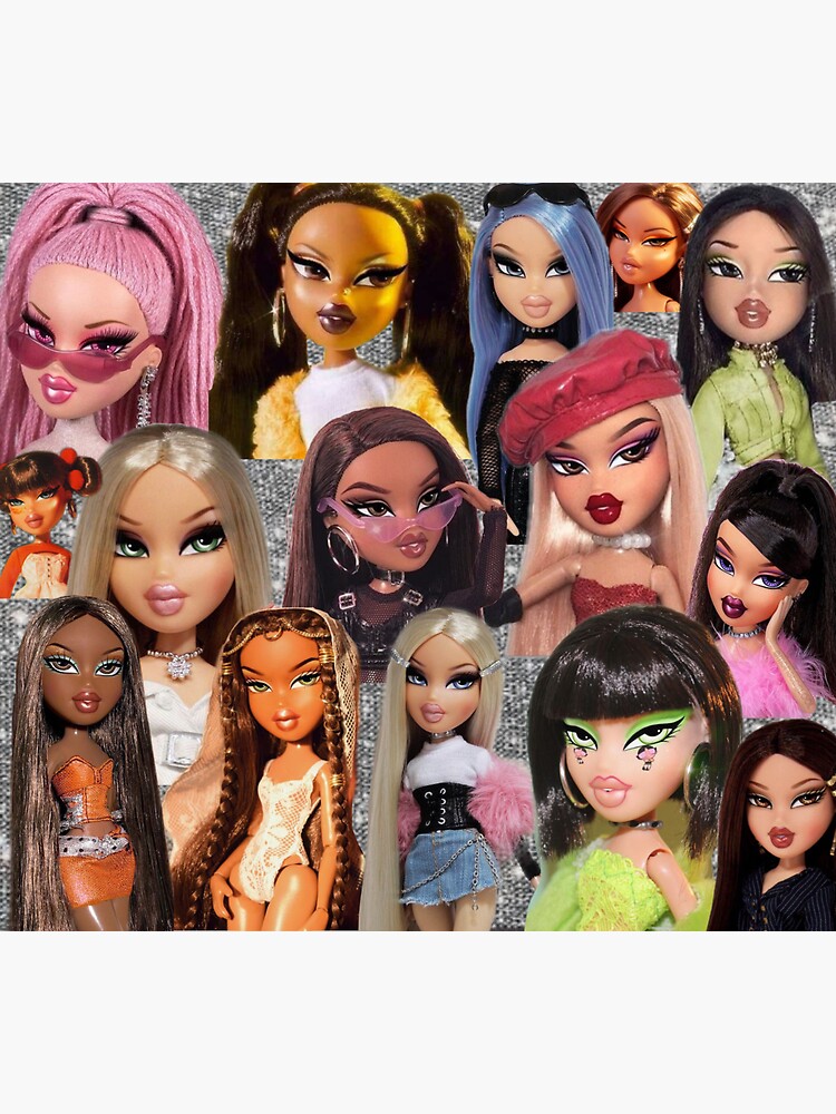 "y2k Bratz collage" Sticker for Sale by elisejolie19 | Redbubble