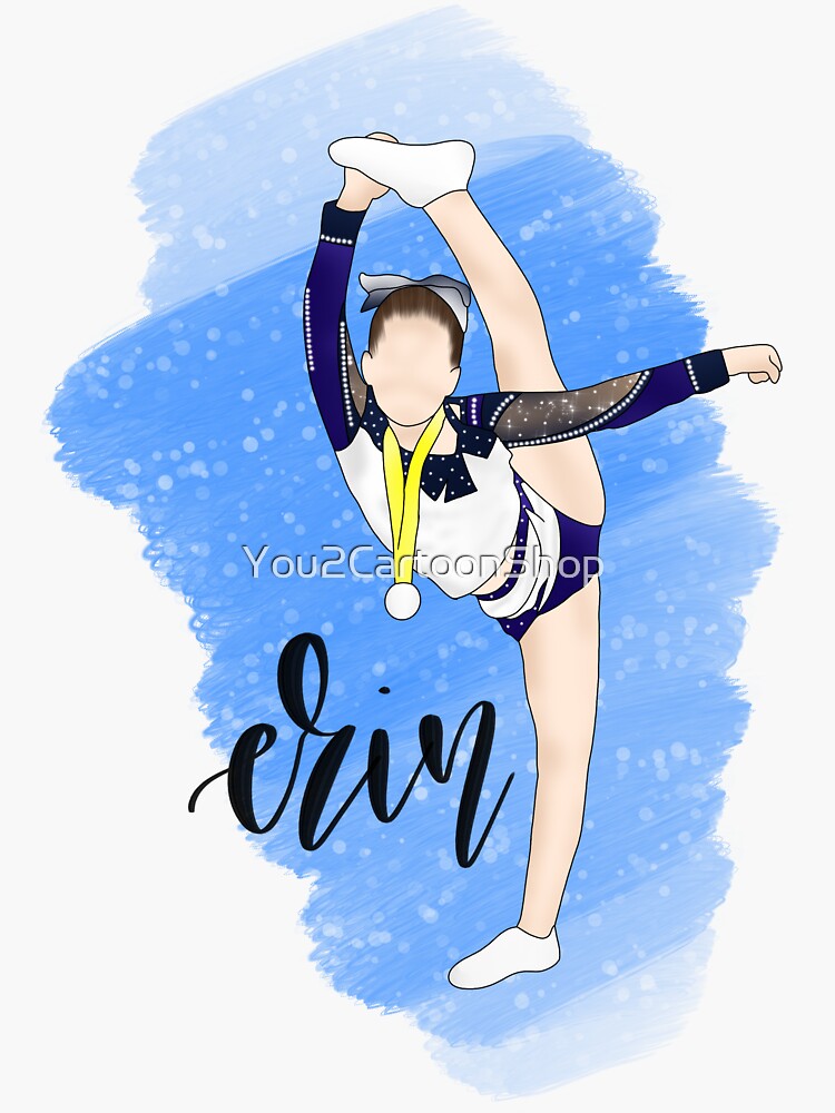 "@erin.dance.12" Sticker for Sale by You2CartoonShop | Redbubble