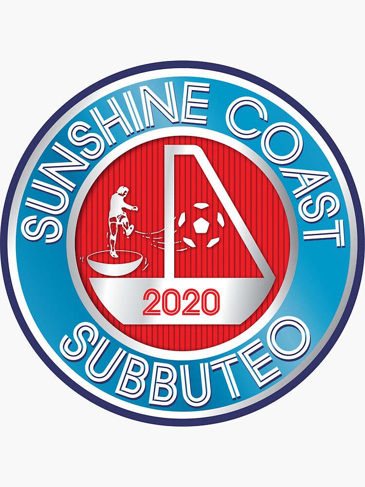 "Sunshine Coast Subbuteo Club Logo" Sticker for Sale by ajebec | Redbubble