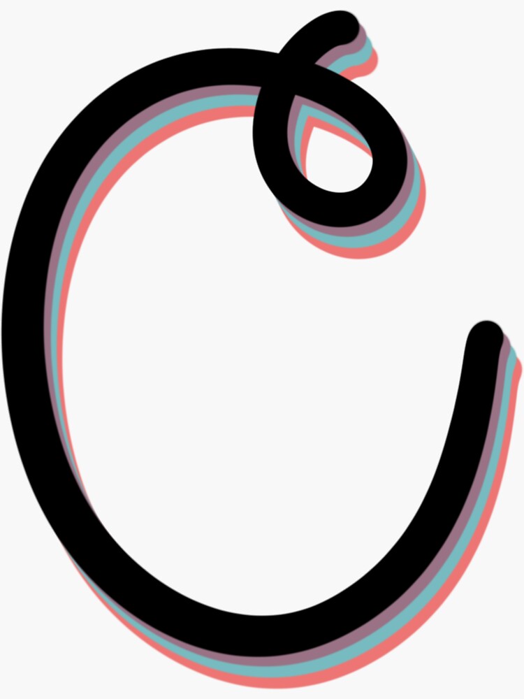 "C" Sticker for Sale by Teachbydesigns | Redbubble