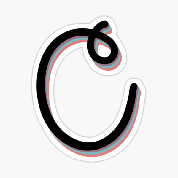 "C" Sticker for Sale by Teachbydesigns | Redbubble