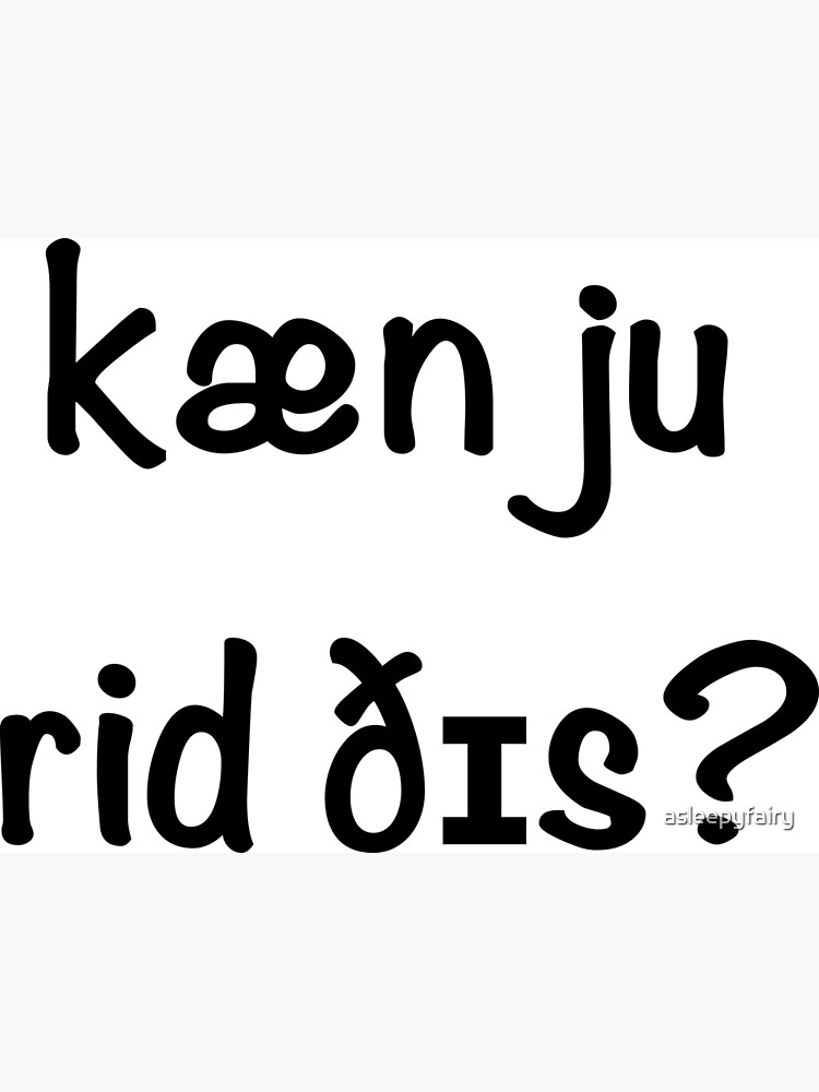 "Can You Read This? in IPA, the International Phonetic Alphabet" Art ...