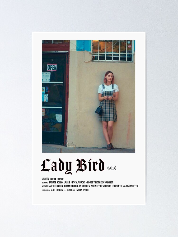"LADY BIRD " Poster for Sale by etherealvibes | Redbubble