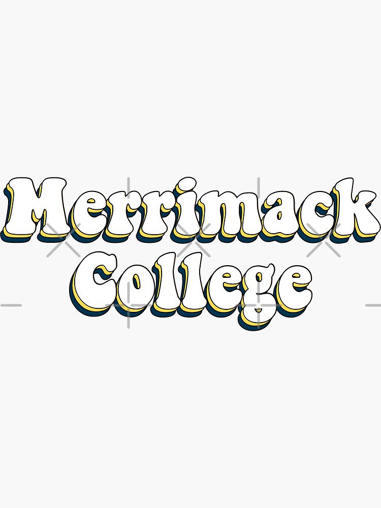 "Merrimack College sticker" Sticker for Sale by ameliaco | Redbubble