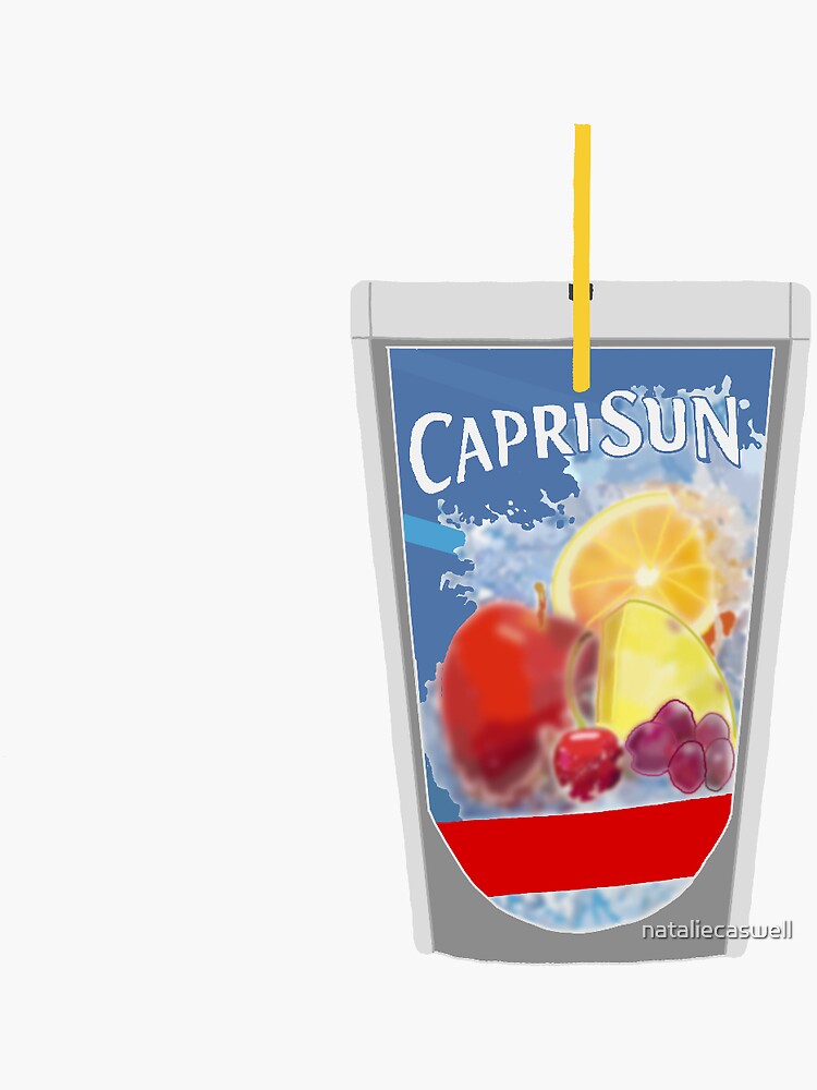"Capri sun" Sticker for Sale by nataliecaswell | Redbubble
