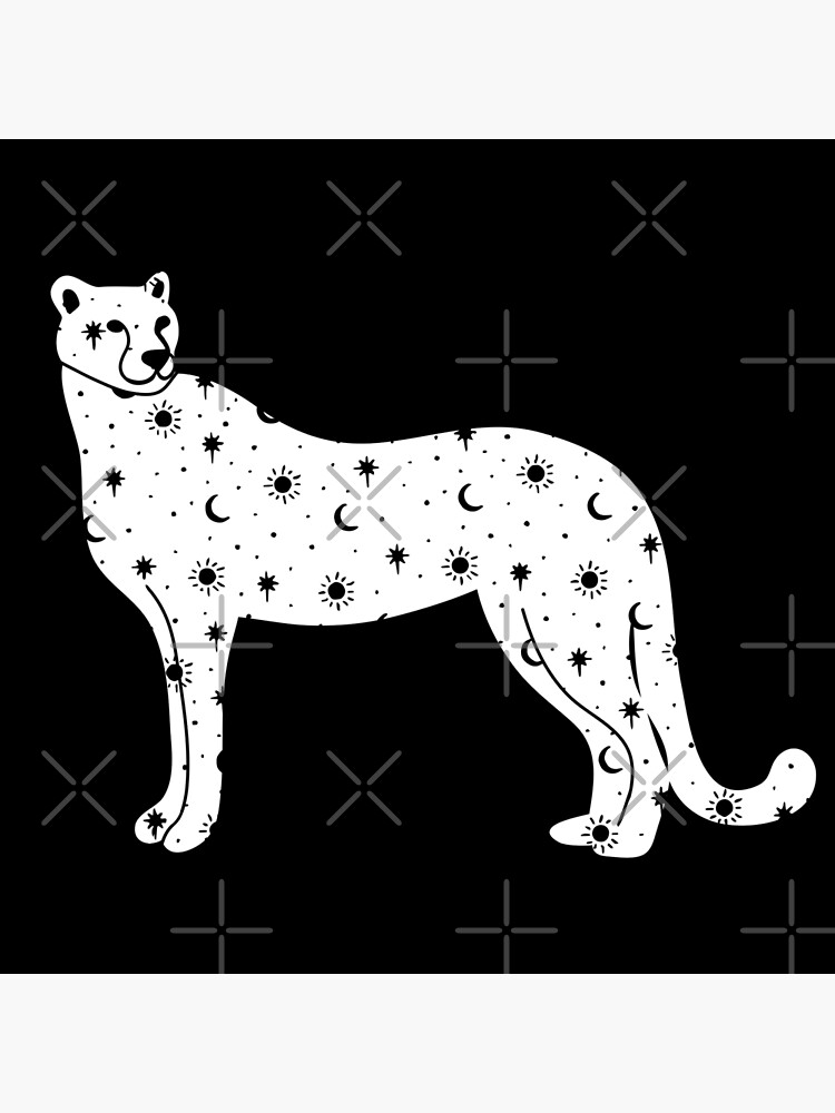 "Cosmic Tiger" Poster by minimallineart | Redbubble