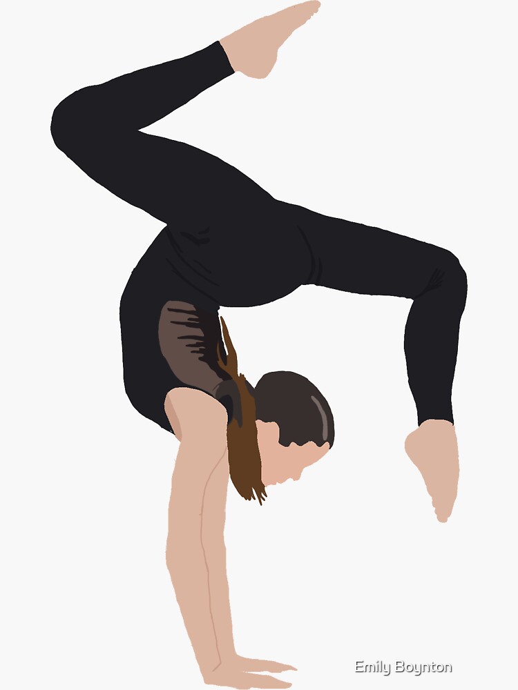"Acro Dancer" Sticker for Sale by EmilyBoynton3 | Redbubble