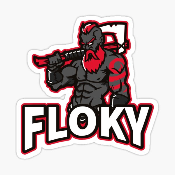 "Floky The Viking" Sticker by julian6888 | Redbubble