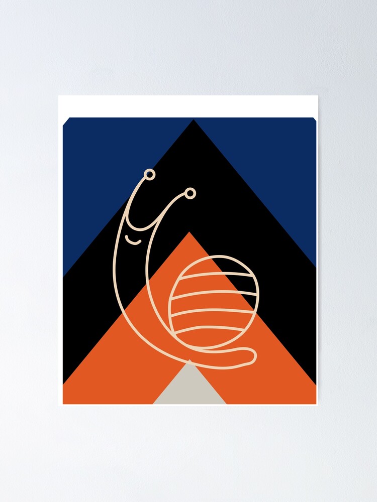 "snail in triangle" Poster by jrpduang | Redbubble