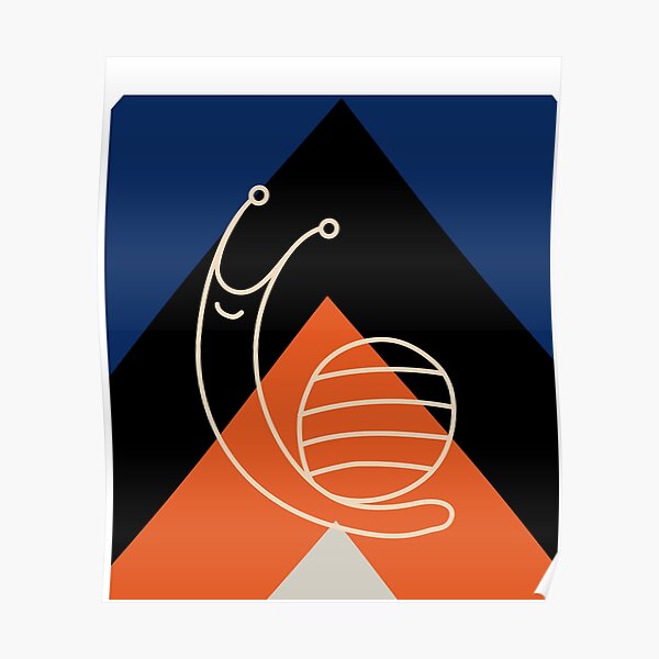 "snail in triangle" Poster by jrpduang | Redbubble