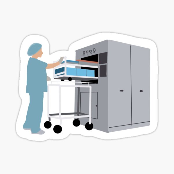 "Central sterile processing tech" Sticker for Sale by Andy3324 | Redbubble
