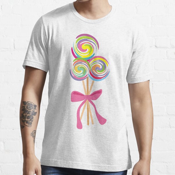 "giant swirly lollipops candy bow t-shirt" T-shirt for Sale by ...