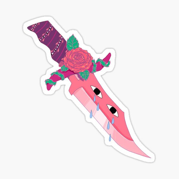 "Cursed Knife!!!" Sticker for Sale by AEMontgomery | Redbubble