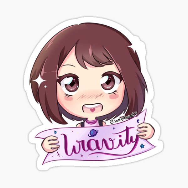 "Uravity - Uraraka Ochako" Sticker for Sale by sheeykamui | Redbubble